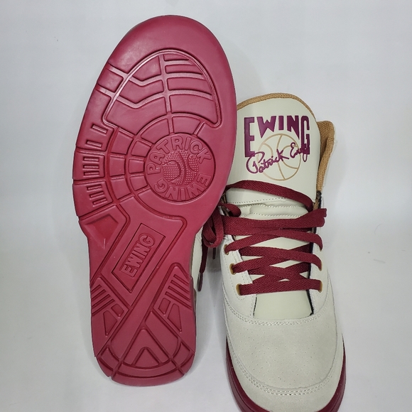 Ewing Athletics | Shoes | Patrick Ewing 33 Hi Taupe Clay Maroon ...